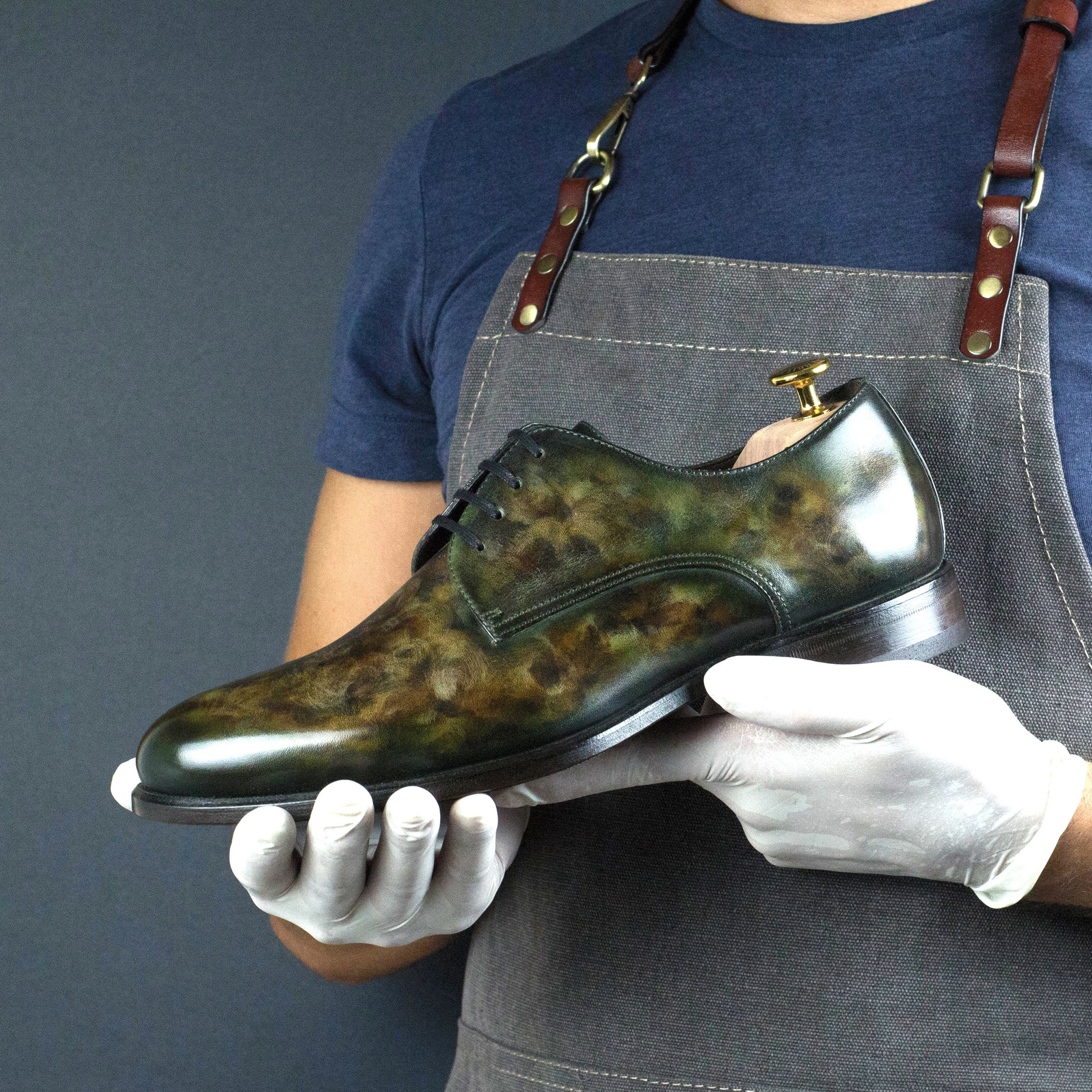 Men's Robin Cezanne Derby Patina Goodyear welt Shoes Limited Edition ...
